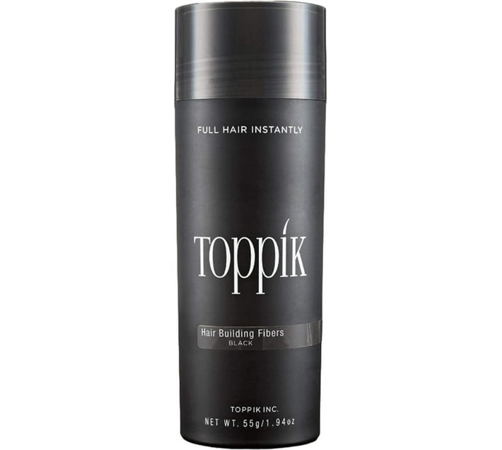 Toppik Hair Building Fibers - Black 55G Giant bottle Hair Building ...