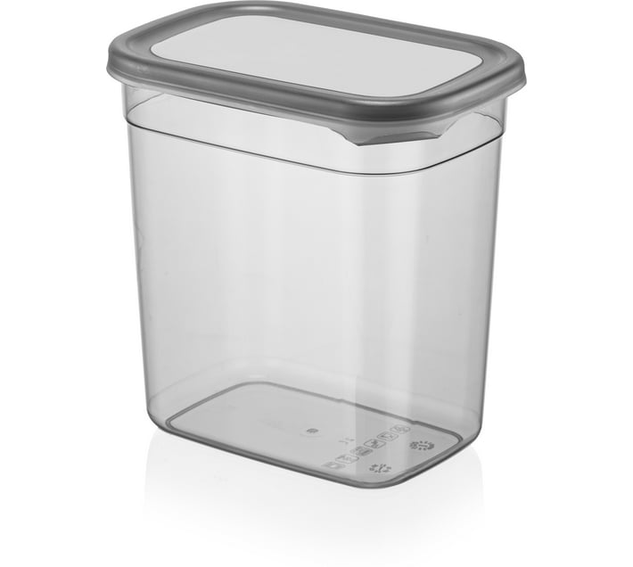 Foly Life Plastic Utility Container - 2000 ml (Grey) | Makro