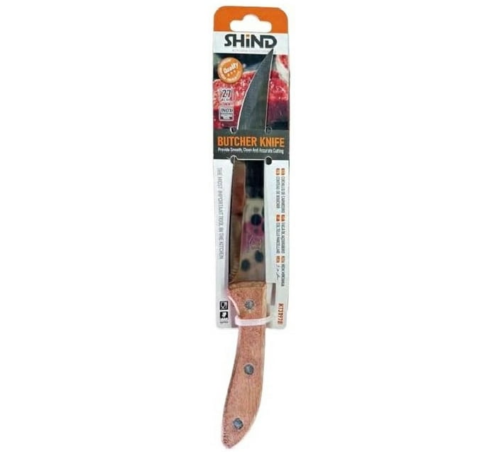 SHIND Kitchen Butcher Knife Wood Knife Kitchen Tool Set (Pack of 1) | Makro