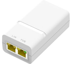 Scoop POE-48V15W Gigabit 48V 15W PoE Adapter Power Plug (White) | Makro