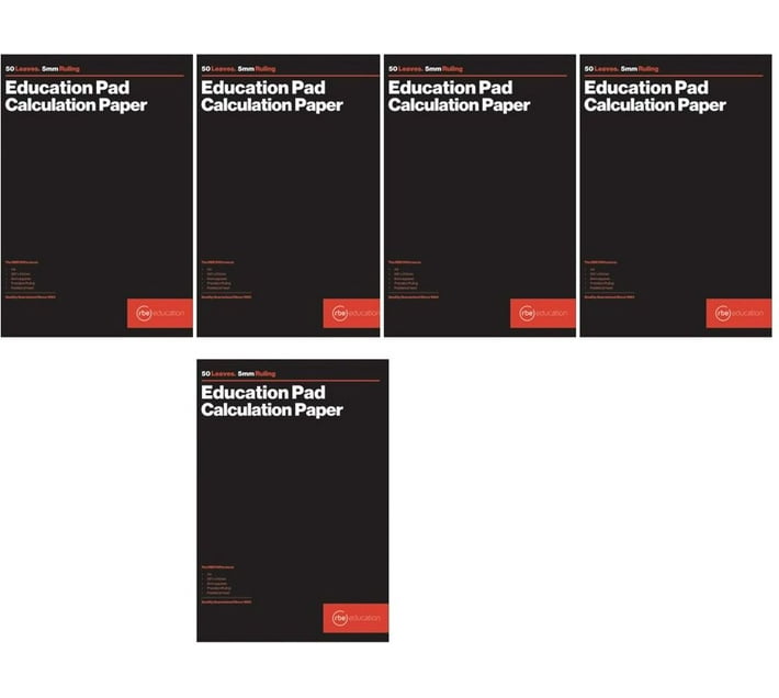 RBE rbecala40-5 Calculation Pad A4 5's (1 Sets) | Makro
