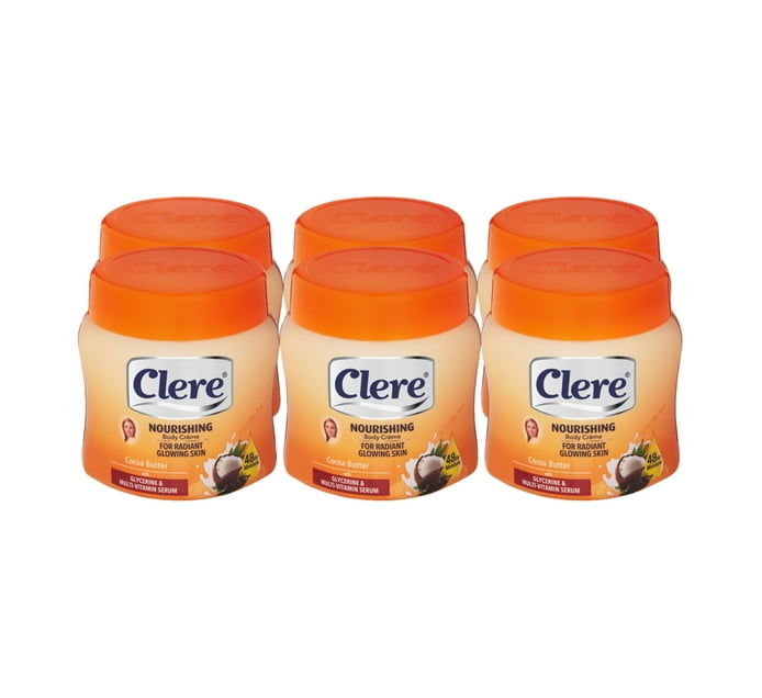 Clere Body Cream Cocoa Butter (6 x 500ml) | Makro