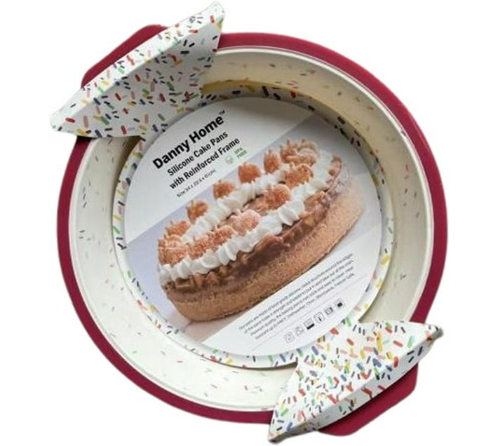Danny Home DH3474-SPECKLE Round Silicone Speckled Cake Pan 34cm ...