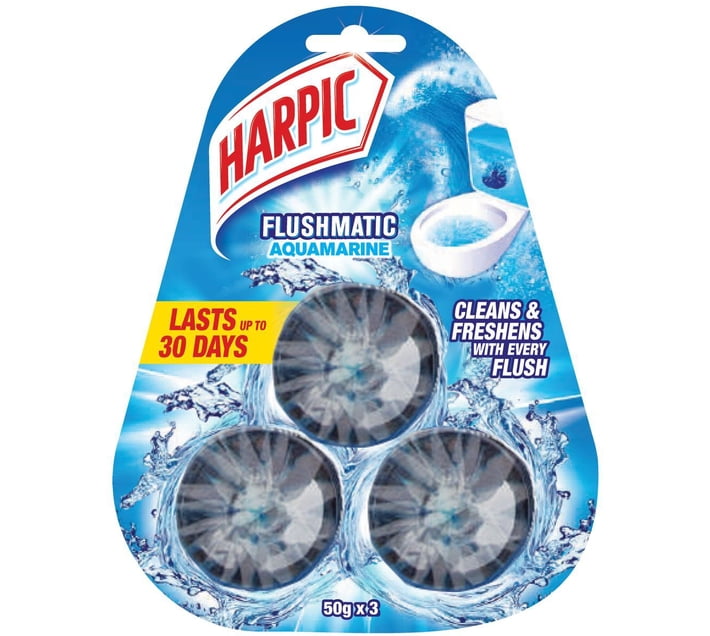 Buy HARPIC Flushmatic Toilet Blocks, In Cistern Toilet Cleaner ...