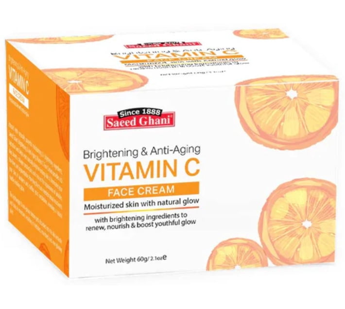 Saeed Ghani Vitamin C Brightening & Anti-Aging Face Cream (180 g) | Makro