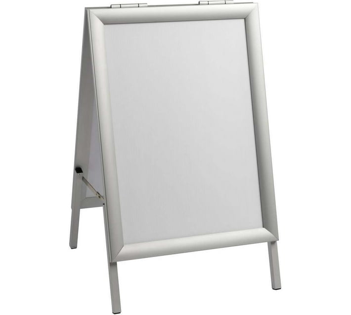 Clip Tite Display Systems White Rectangle Free Standing board (80 cm x ...