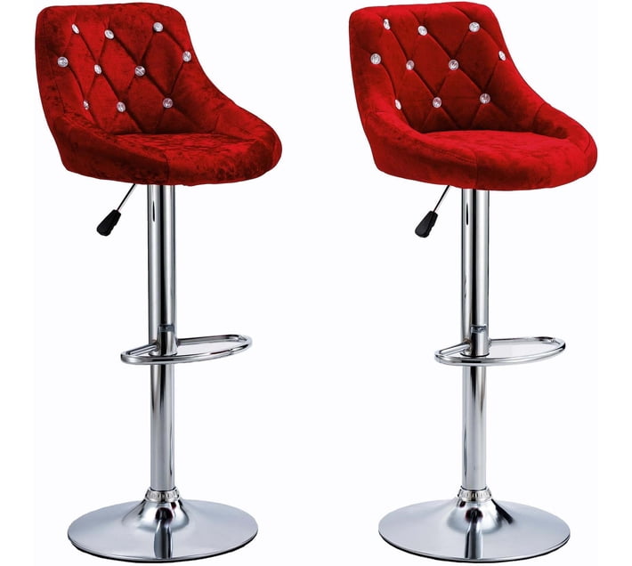 Artisan Furniture Warehouse Foam Bar Stool (Finish Colour - Red, Pre ...