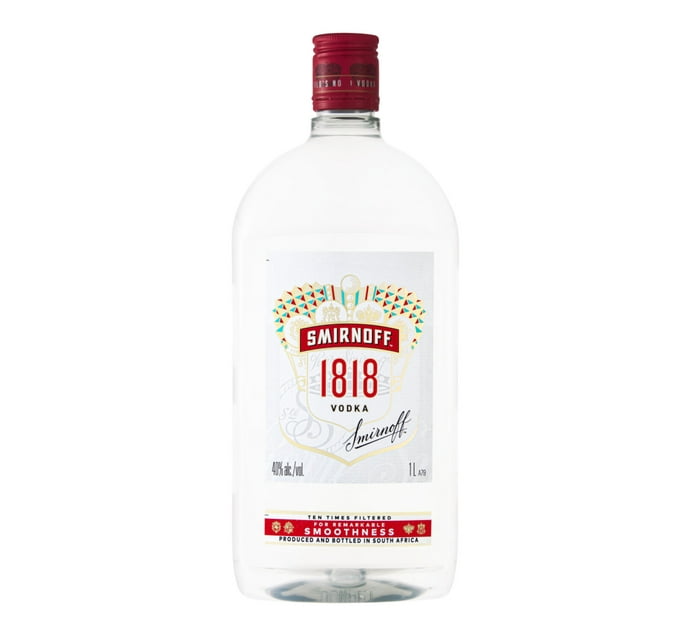 Buy Smirnoff 1818 Vodka 1L in Bulk | Makro Business