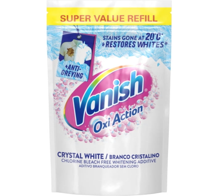 Buy Vanish Crystal Whites Powder Pouch Washing Powder 520 g () in Bulk ...