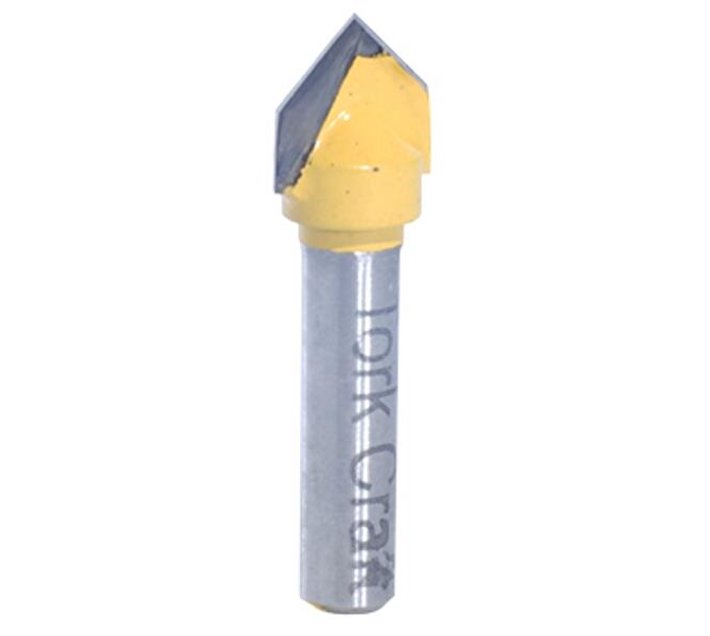 Someone’s in a Makro Router Bit V Groove 90 Degree 3/8Amp Quot - 4 Pack ...