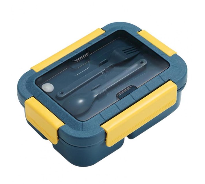 Someone’s in a Makro Durable Lunch Box - Blue & Yellow Mood