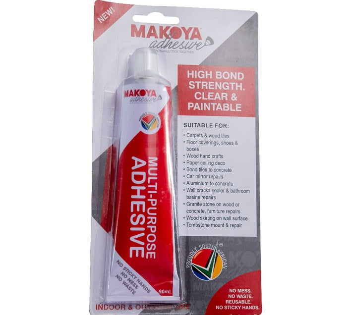 Buy MAKOYA ADHESIVE High Bond, Strength. Clear & Paintable Multi ...