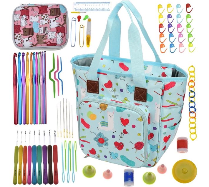The Good Sport Craft All Inclusive Crochet Kit With Needlework ...