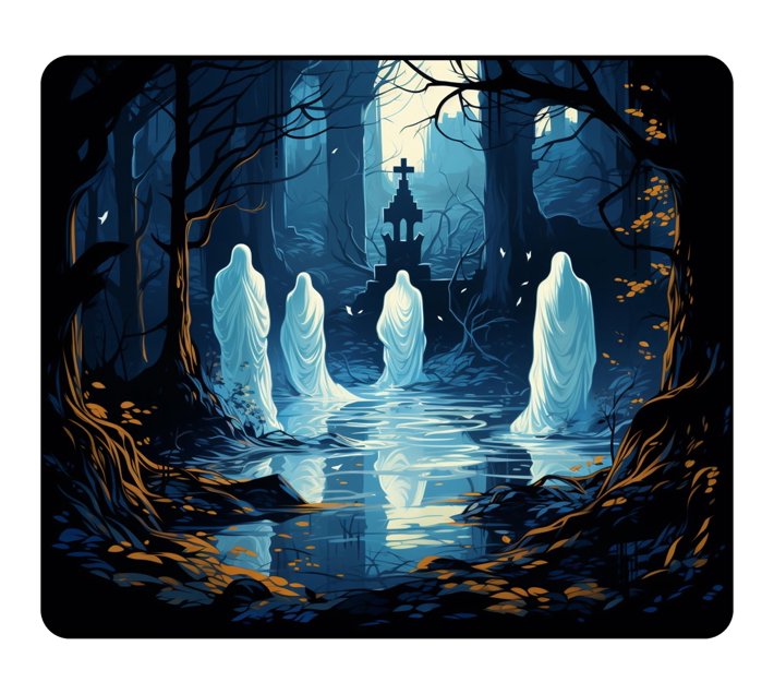 Someone’s in a Makro Mouse Pad - Bewitching Banshees Pixel art banshees amidst a retr 4 ...