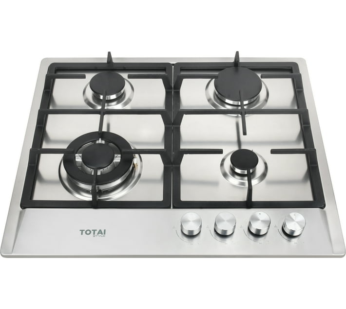 Buy Totai 4 Burner Gas Stainless Steel Automatic Hob (4 Burners) in ...