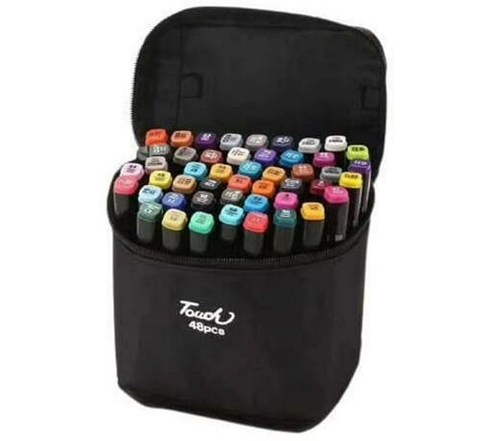 Double Headed Markers - Set of 48 (Multicolour) | Makro