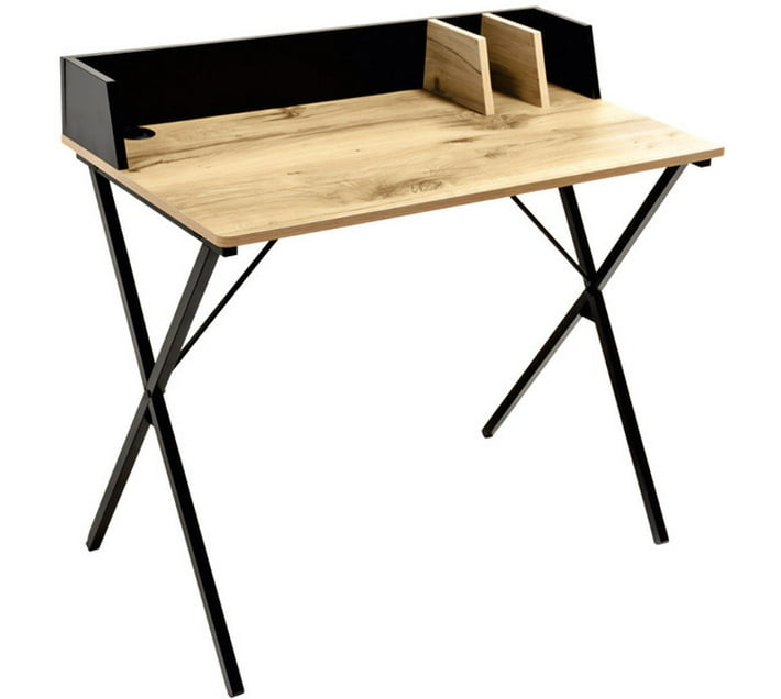 Study Desk 86341 Solid Wood Study Table (Free Standing, Finish Colour ...