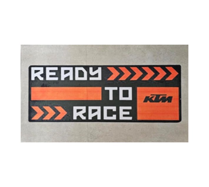 Someone’s in a Makro Door Mat KTM Ready to Race Themed Mood