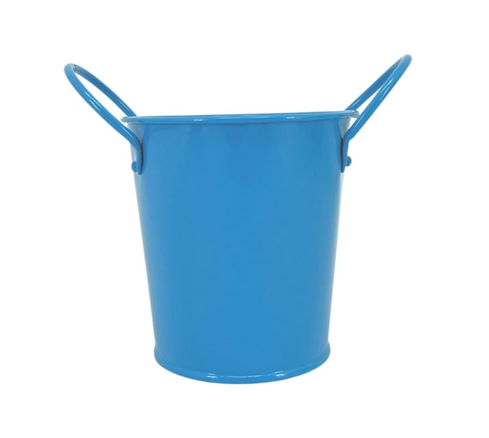 Someone’s in a Makro Galvanized bucket 9.8dX12cm Blue Mood