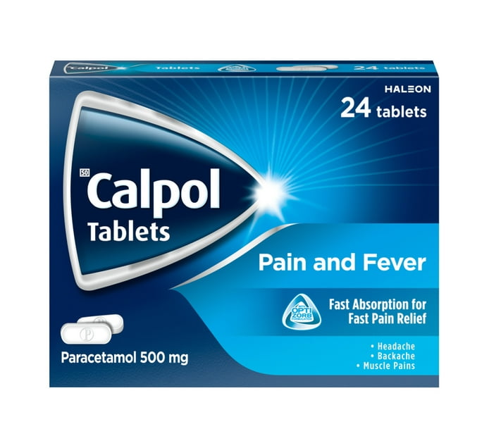 Buy Calpol Pain Relief Tablets Paracetamol 500mg 24 Pack in Bulk ...