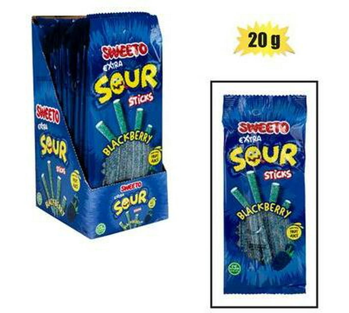 Gordons Sweets Sweet candy gs blakberry sticks 20g Bag (6 x 120 g) | Makro