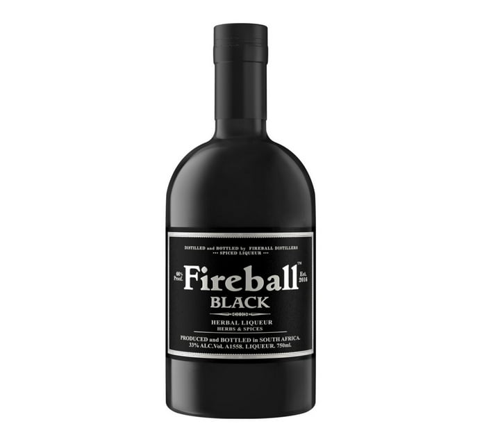Fireball Black Herbal Liqueur (6 x 750 ml) | Makro