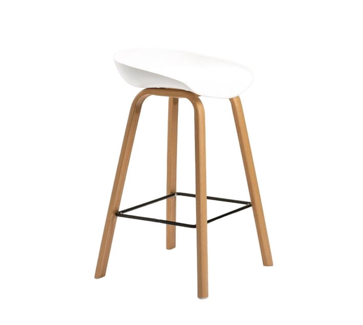 Someone’s in a Makro Vegas Luxury Kitchen Stool - White Mood