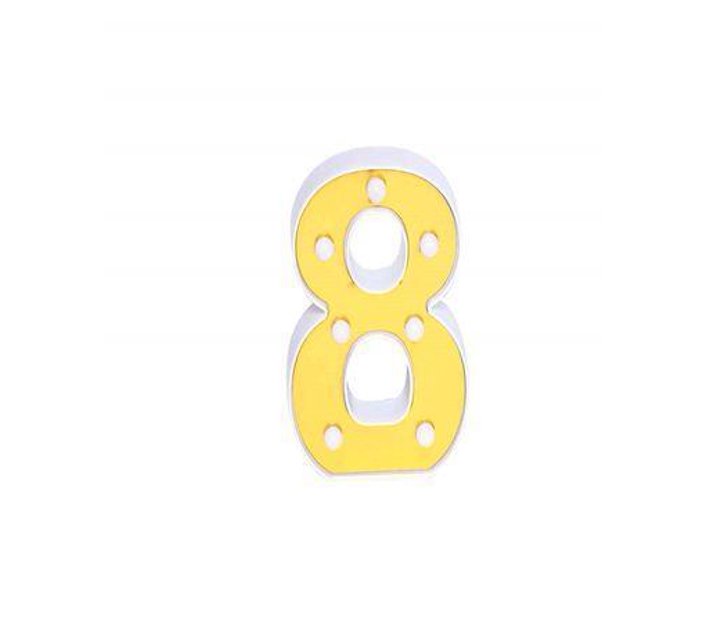 Someone’s in a Makro LED Light Number -8 GOLD Mood