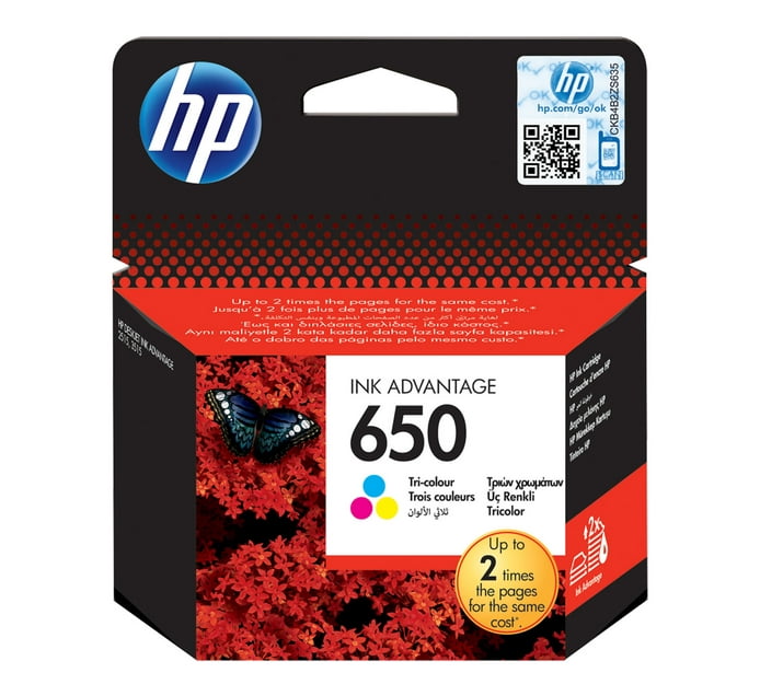 HP 650 Tri-Colour Ink Cartridge | Makro