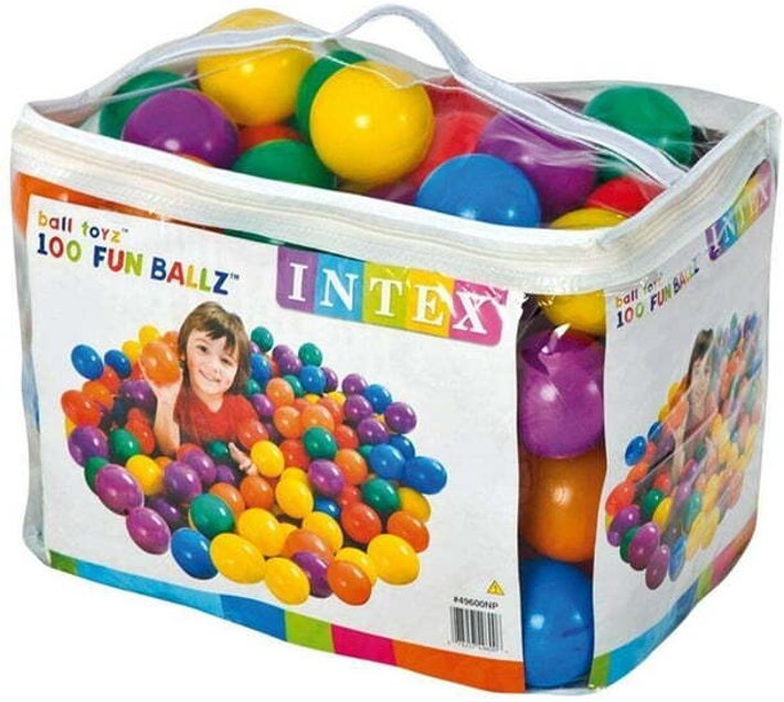Buy Divus store Intex Multi coloured Fun Balls Ball Pits (Multicolour ...