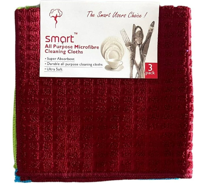 Buy SMART Wet and Dry Microfiber Cleaning Cloth (3 Units) in Bulk ...