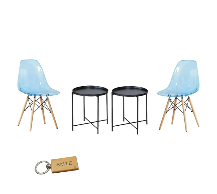 Someone’s in a Makro Transparent Color Dining Wooden Leg Chairs and ...