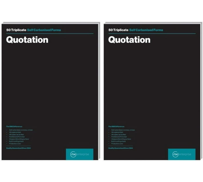 RBE RBEF7339 Quotation Triplicate Pads A4 2's (1 Sets) | Makro