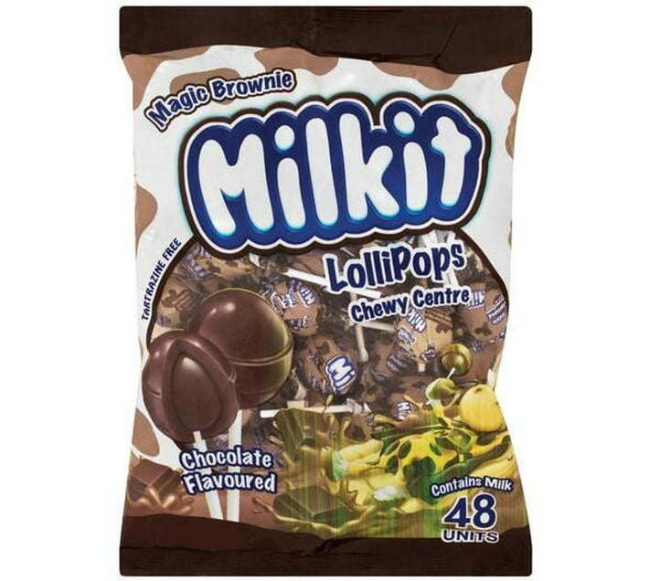 MILKIT Milkit Magic Brownie Chocolate Lollipops 48’s Pouch (1 kg) | Makro