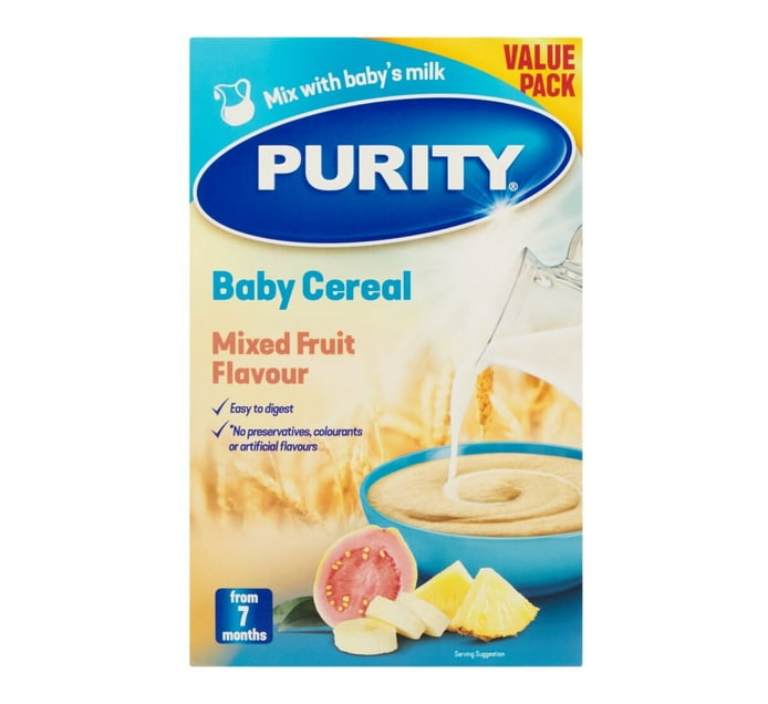 Purity Infant Cereal Mixed Fruit (12 x 450g) | Makro