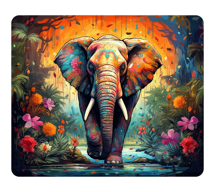 Someone’s in a Makro Mouse Pad Stylish - Elephant - mousepad Mood