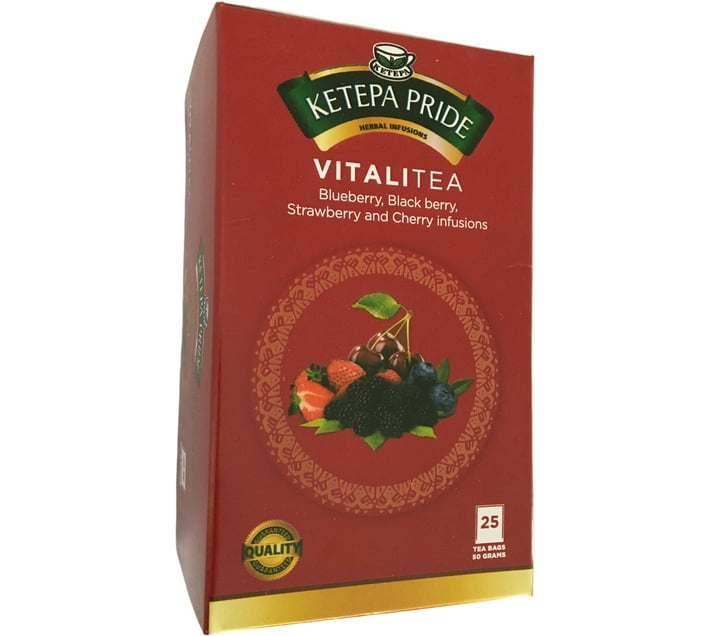 Ketepa Pride Vitalitea Blueberry, Blackberry, Strawberry, & Cherry ...