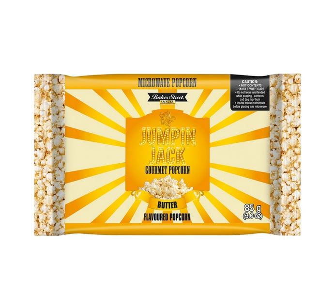 Buy Jumpin Jack Microwave Popcorn Butter (12 x 85g) in Bulk | Makro ...