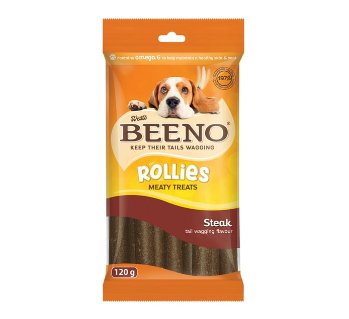 Beeno Rollies Dog Food Steak | Makro