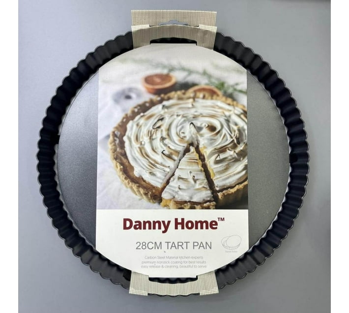 danny home DHB118 Detachable Round Tart Pan 27.9cm Pan 0.5 L capacity ...