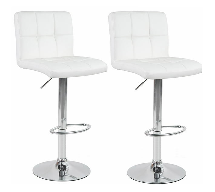 Someone’s in a Makro Soft Bar Stools Leather Kitchen Chairs 2 Set ...