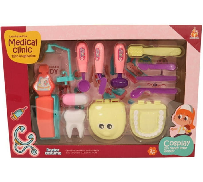Medical Clinic 13-Piece Doctor Play set for Kids Role Play Toy () | Makro