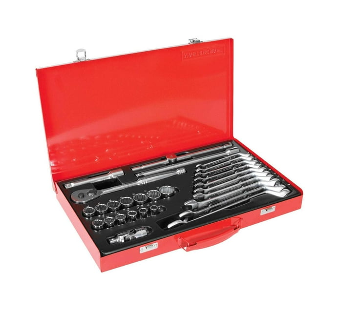 Someone’s in a Makro Mastercraft 1/2" Tool Kit 28-Piece Mood