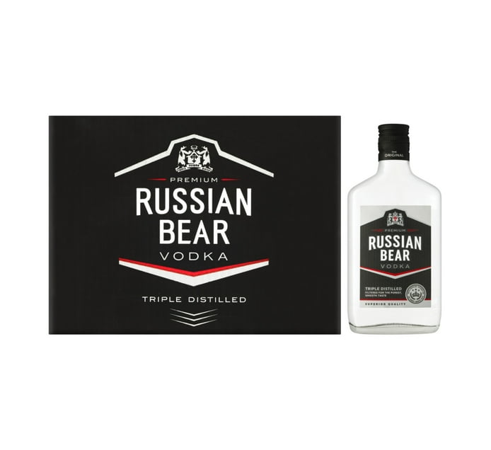 Buy Russian Bear Vodka (12 x 375ml) in Bulk | Makro Business