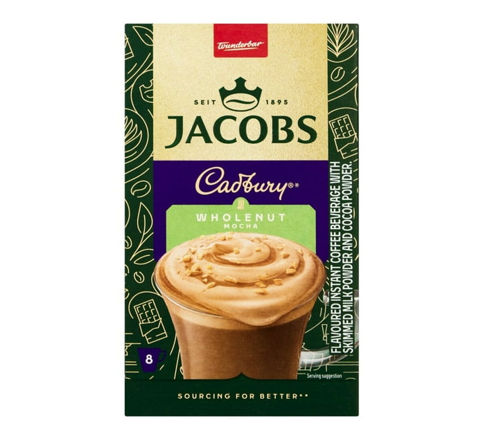 Jacobs Cadbury Cappucino Mocha Wholenut (8 x 18.3g) | Makro