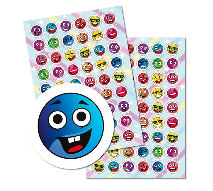 Someone’s in a Makro Redfern Self-Adhesive Reward Stickers - Faces Mood