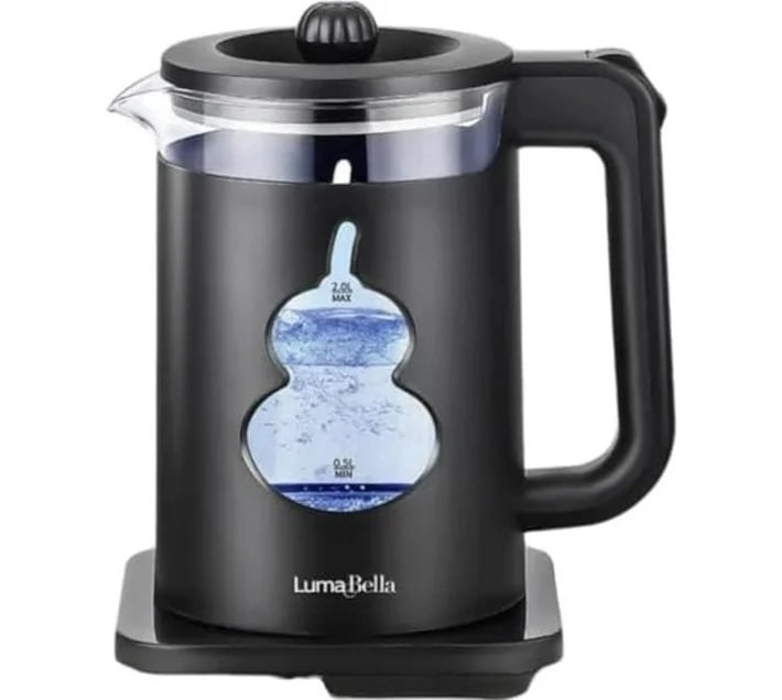 Luma bella Electric Kettle Beverage Maker (2.1 L, Black) | Makro