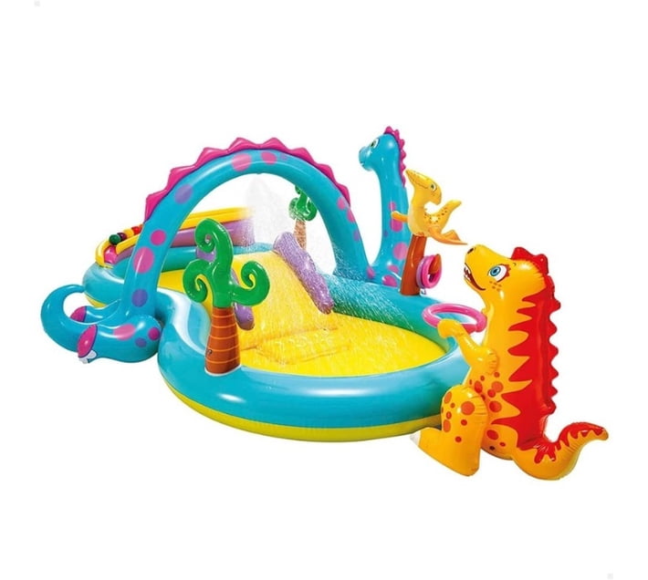 Ashcomonline Inflatable Swimming Pool Dinoland Play Center swimming ...