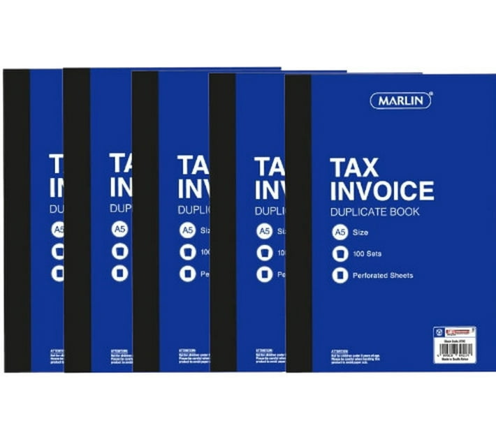 Marlin FS070C A5 Tax Invoice Duplicate Books (1 Sets) | Makro