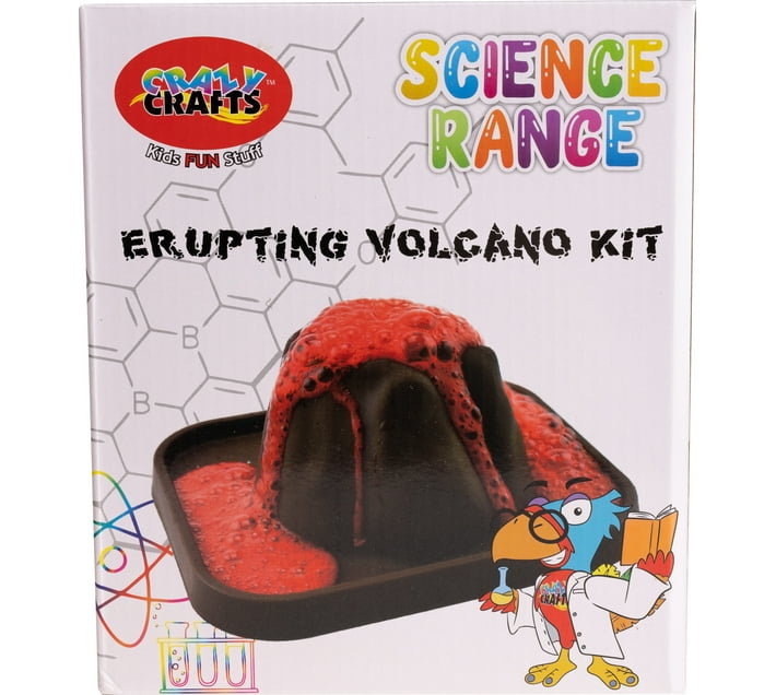 CRAZY CRAFTS Science Range - Erupting Volcano Do-it-yourself Kits Art ...